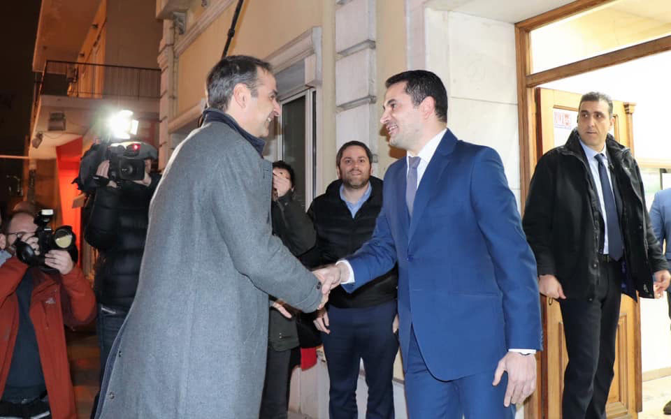 ΕΠΙΣΚΕΨΗ ΜΗΤΣΟΤΑΚΗ ΣΤΟΥΣ ΑΓΙΟΥΣ ΑΝΑΡΓΥΡΟΥΣ - Μαχητής Δυτικής Αθήνας