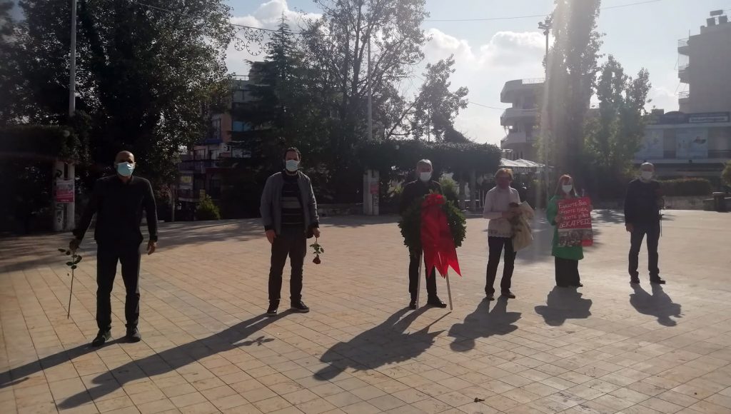 ΣΥΡΙΖΑ ΠΕΤΡΟΥΠΟΛΗΣ: ΚΑΤΑΘΕΣΗ ΣΤΕΦΑΝΟΥ ΣΤΗΝ ΠΛΑΤΕΙΑ ΗΡΩΩΝ ΓΙΑ ΤΟ ...