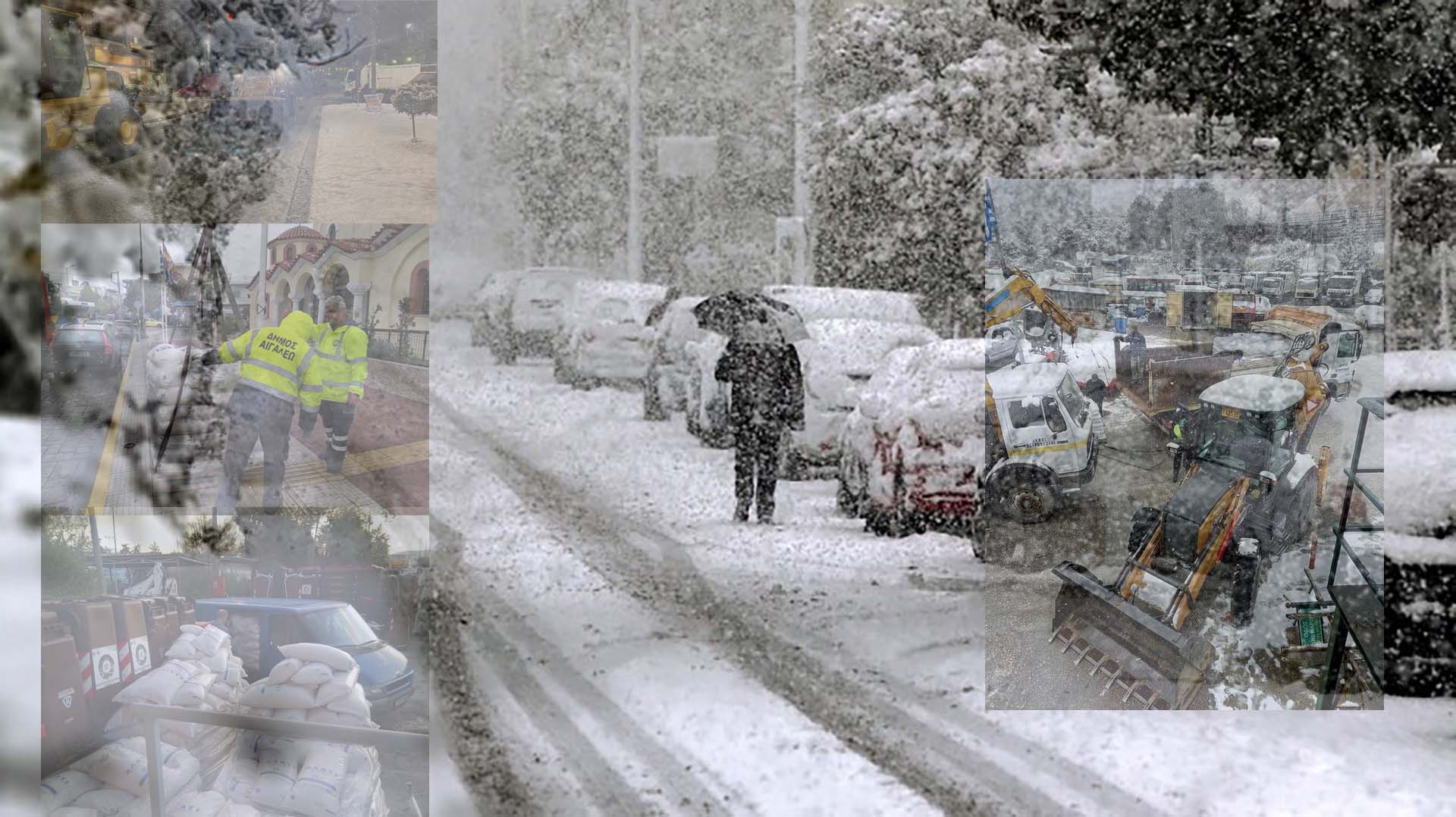Δυτική Αθήνα: Μάχη με τη χιονοκαταιγίδα! - Μαχητής Δυτικής Αθήνας