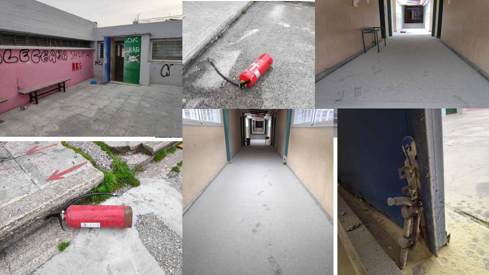 Βανδαλισμός του 5ου Δημοτικού Σχολείου Ιλίου - Μαχητής Δυτικής Αθήνας