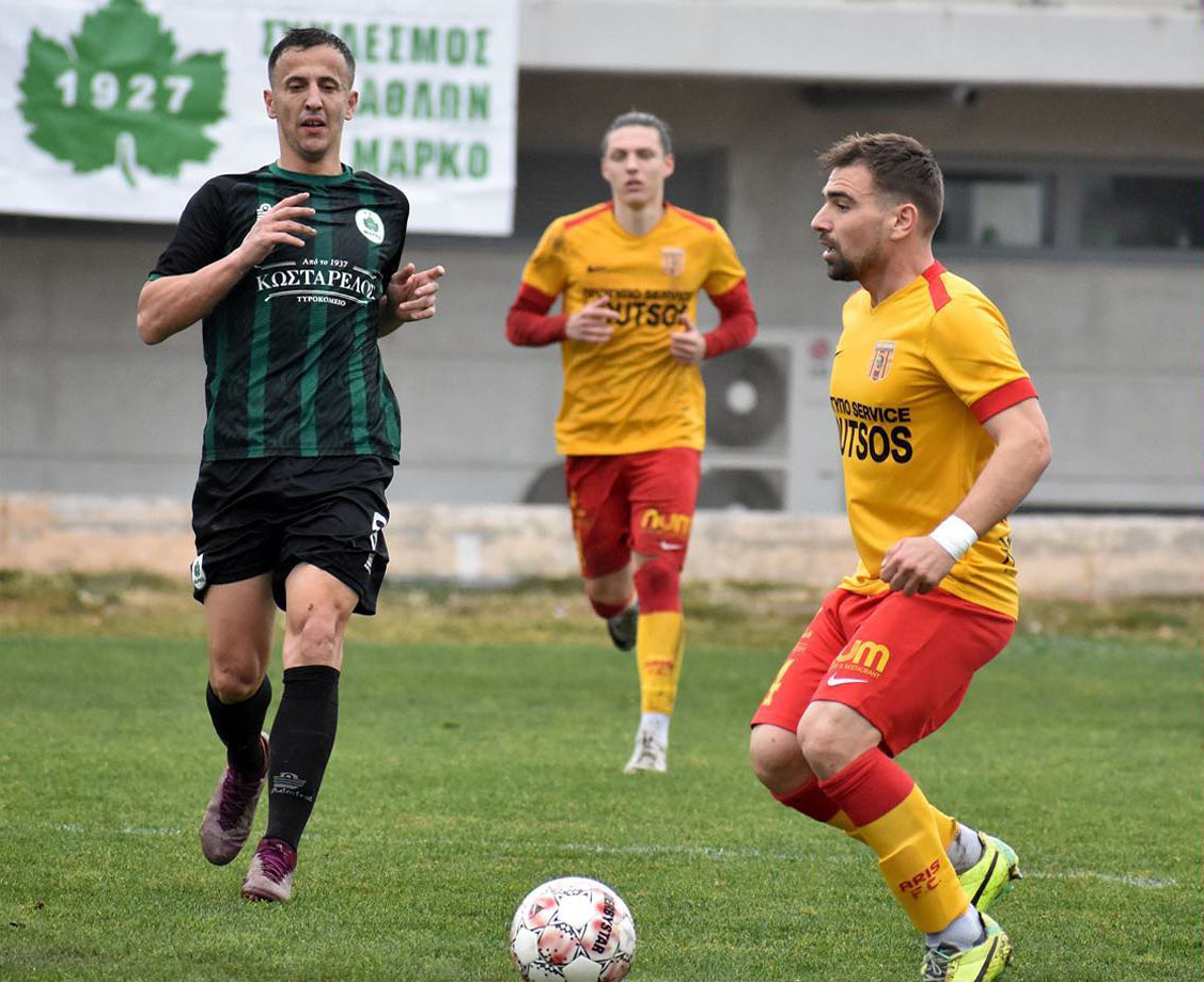 ΑΡΗΣ ΠΕΤΡ.: ΗΤΤΑ ΜΕ ΠΑΡΑΠΟΝΑ, 0-1 ΑΠΟ ΜΑΡΚΟ - Μαχητής Δυτικής Αθήνας